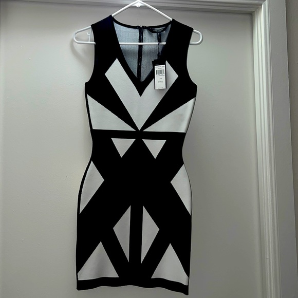 BCBGMaxAzria | Dresses | Bcbgmaxazria Evinna Geometric Jacquard Dress | Poshmark